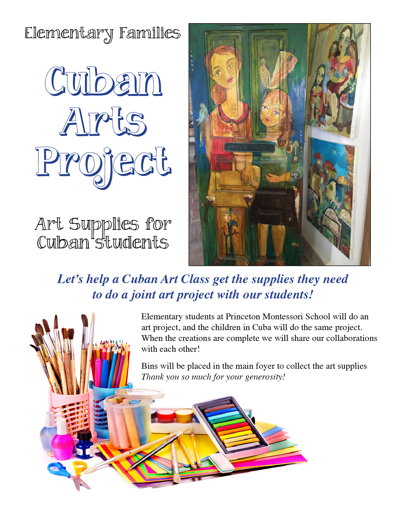 Cuban Arts Project - Princeton Montessori School