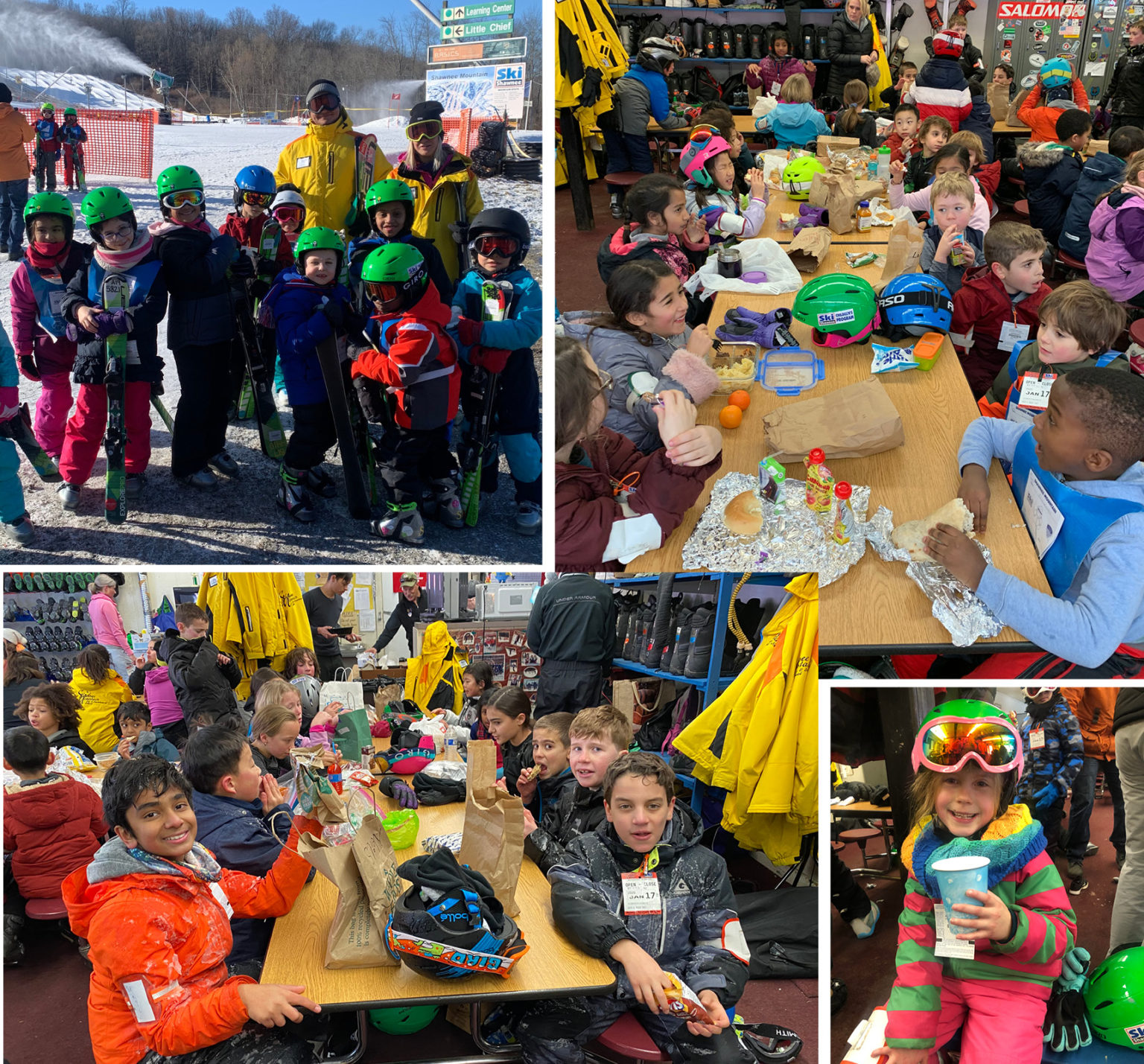 Elementary Students Ski Shawnee - Princeton Montessori School