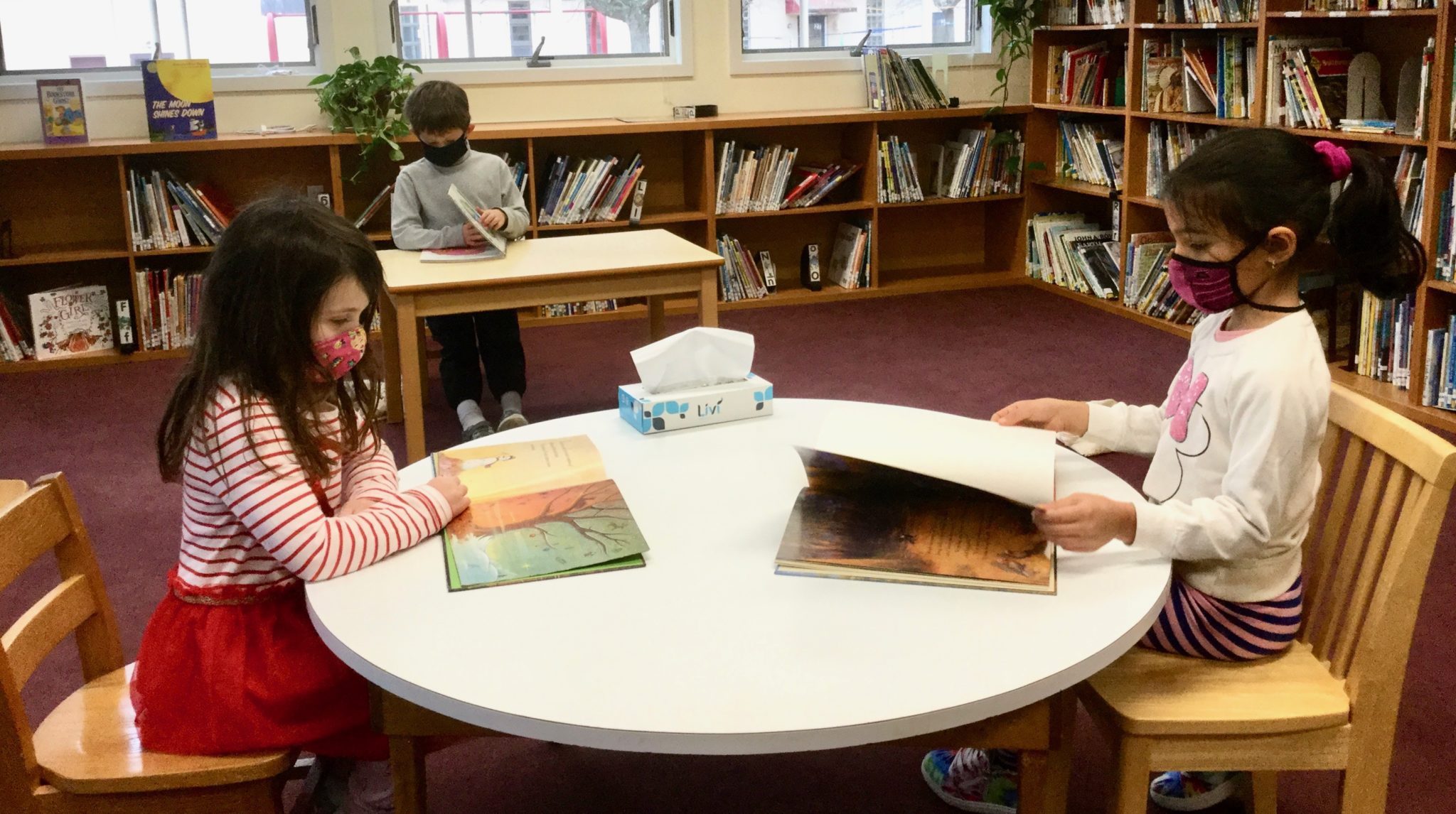 Primary Library Time - Princeton Montessori School